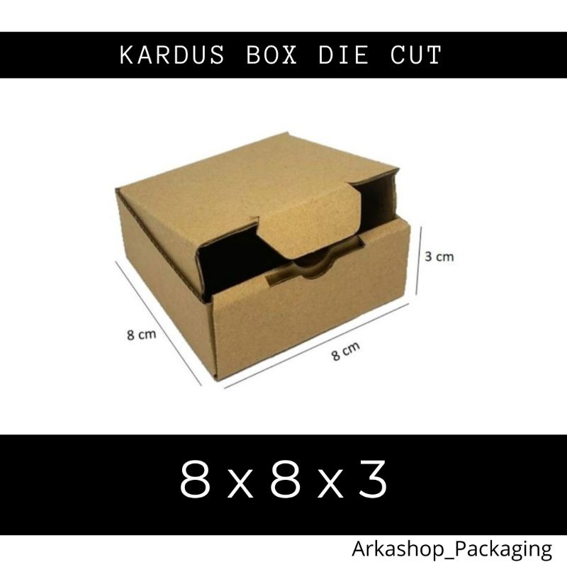 Jual Kardus Box 8x8x3 Karton Die Cut - Kardus Hampers - Kardus Pizza ...