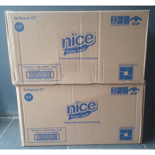 Jual Tissue Nice 360 Sheet 1 DUS grosir tisu terlaris (60 Pcs) Original ...