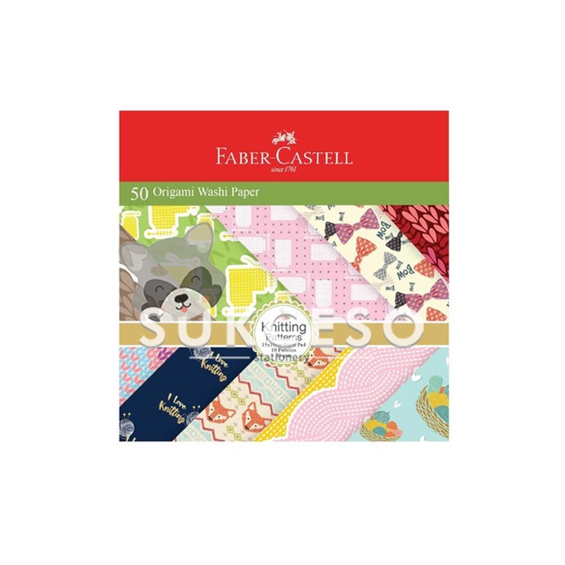 Jual Faber Origami Washi Paper 15 x 15 Patterns Kertas Lipat Motif ...