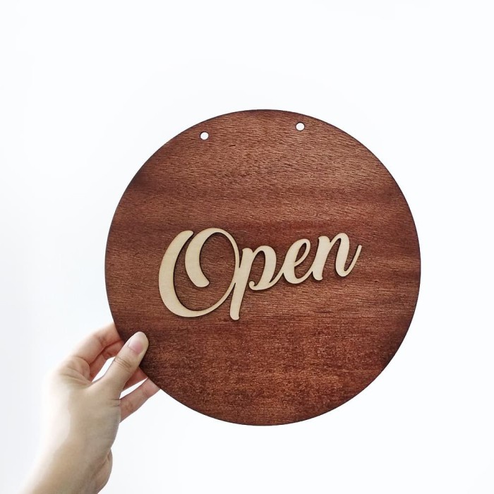 Jual Cover Open Closed Signage / Buka Tutup Sign Board | Shopee Indonesia