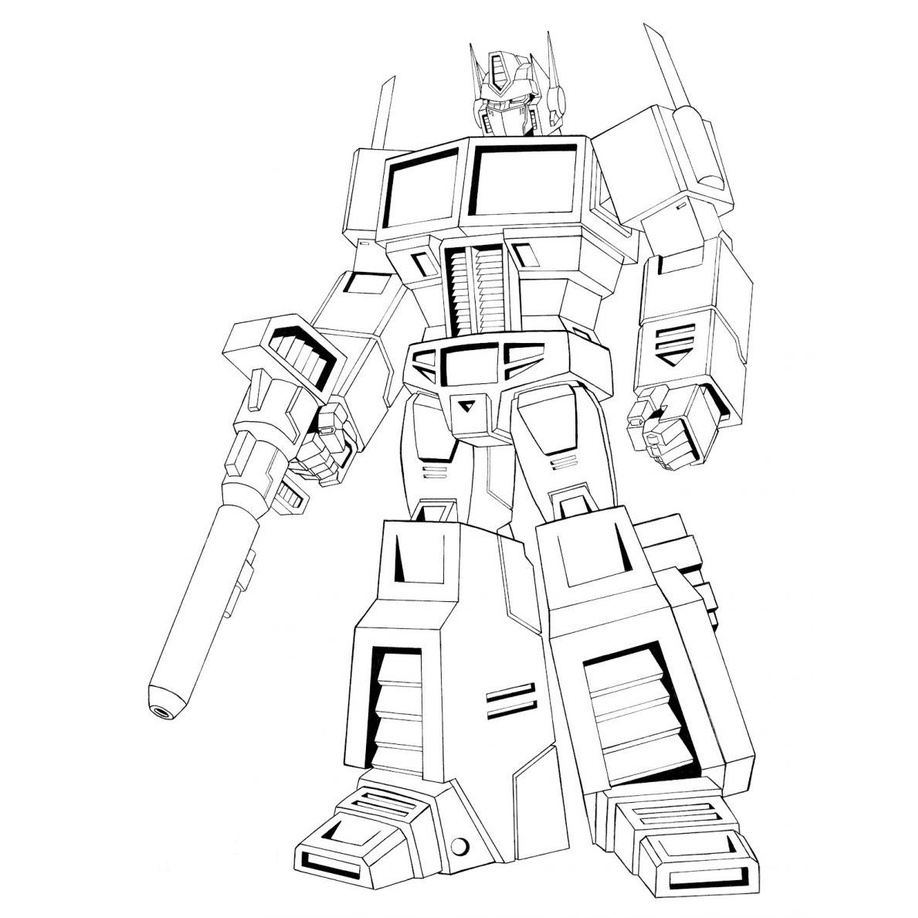 Jual Gambar Sketsa Mewarnai / Transformers / Part 1 / Gambar Sketsa ...