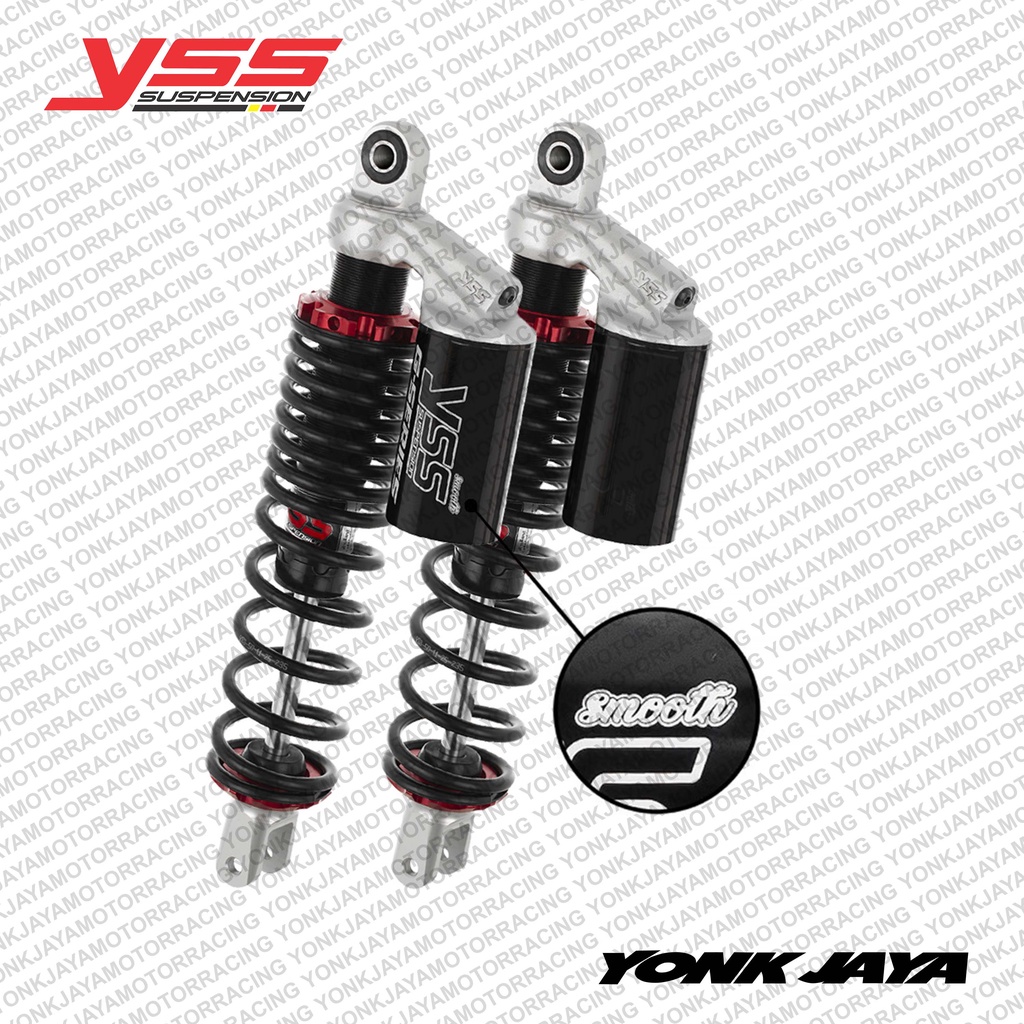 Jual SHOCK YSS TWINSHOCK NEW G-SERIES SMOOTH TC302-350T-12-888 FOR YAMAHA XMAX BLACK/BLACK/BLACK ...
