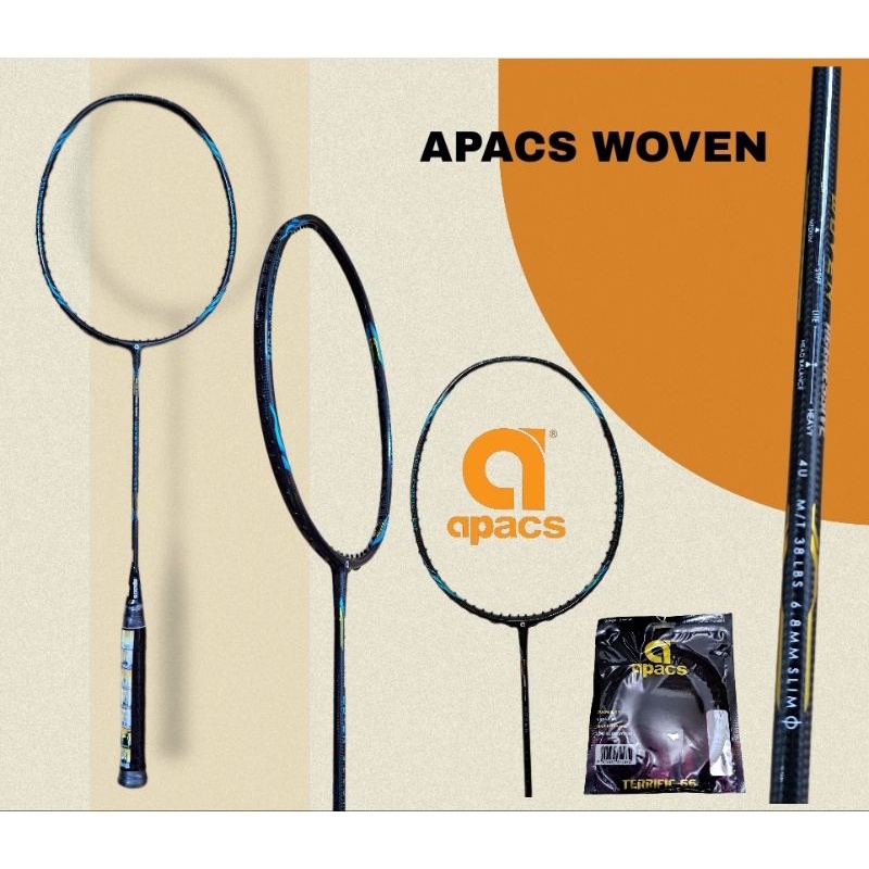 Jual Raket Badminton Apacs Woven Original Import Malaysia | Shopee ...