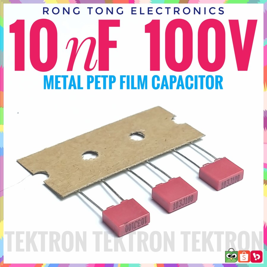 Jual MKM 10nF 100V 0.01uF 10KpF Metal PEPT Film Capacitor Audiophile 103 | Shopee Indonesia