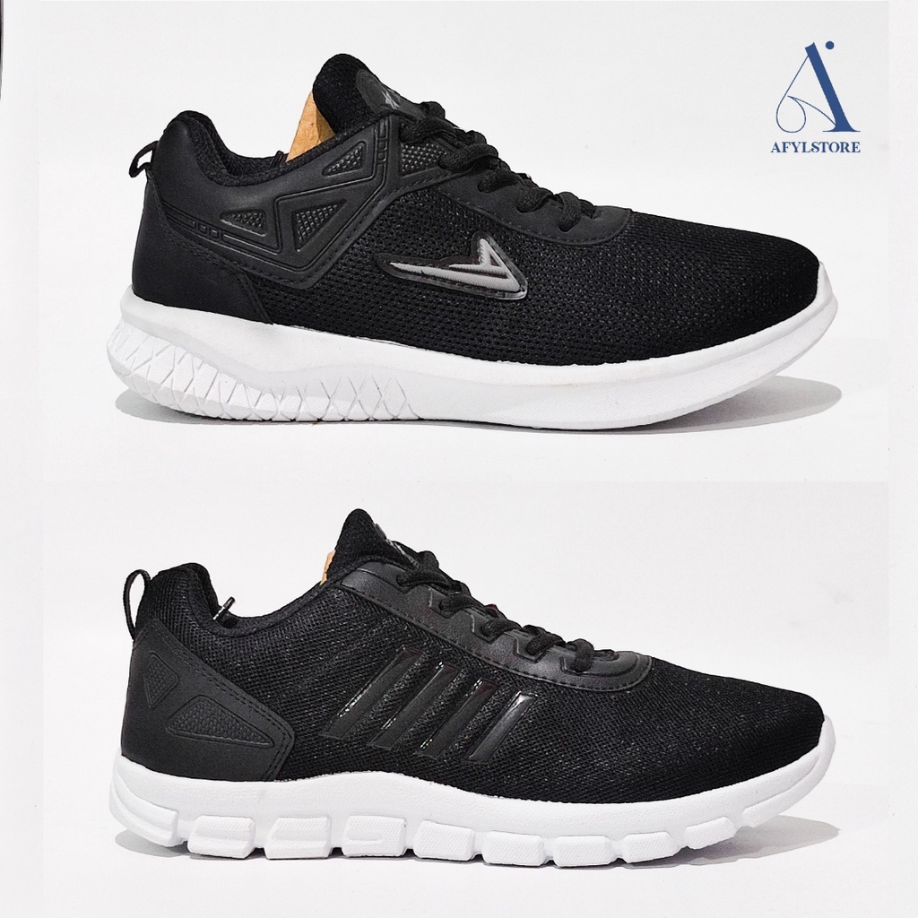 Jual Sepatu Sekolah Sepatu Sneakers Pro ATT Anak Dewasa - Hitam Putih | Shopee Indonesia