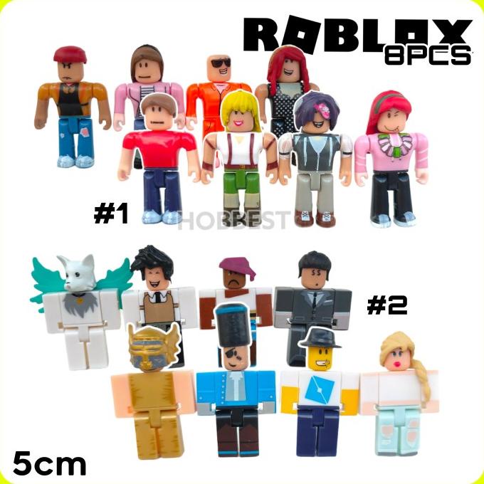 Jual ROBLOX set isi 8pcs - Action Figure Miniatur Mainan Topper Kue ...