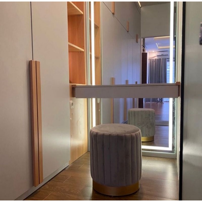 Jual STOOL RODA / PUFF SULTAN RODA / STOOL TABUNG TINGGI 50CM / KURSI ...