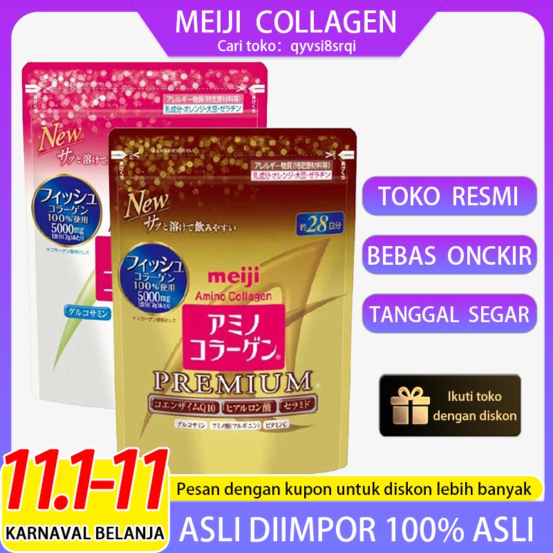 Jual Meiji Amino Premium Collagen Refill 28 days | Shopee Indonesia