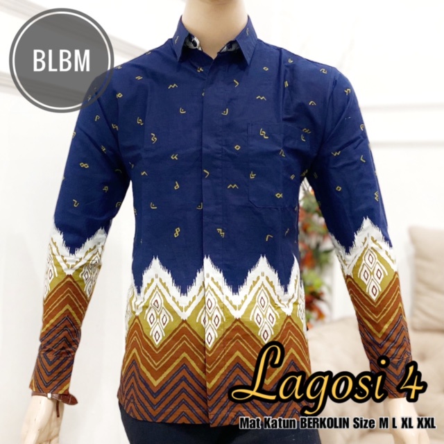 Jual Batik Kode Lagosi 4 Batik Lontara BAtik Makassar by Batik Lanang ...