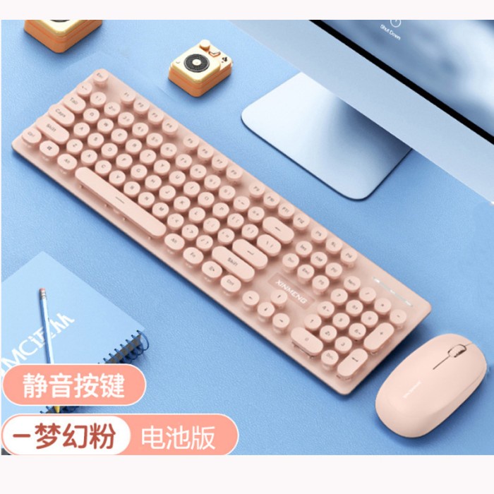 Jual Korean Girl Keyboard Candy Keyboard Set Wireless - Funky Keyboard ...