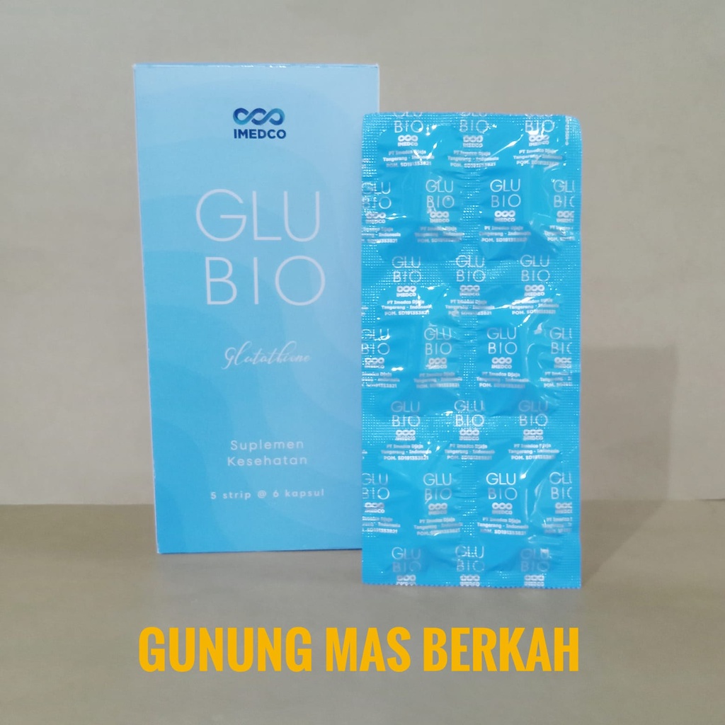 Jual GLUBIO Glu Bio Glubio Caps L Glutathion 500 Mg - Antioksidan ...