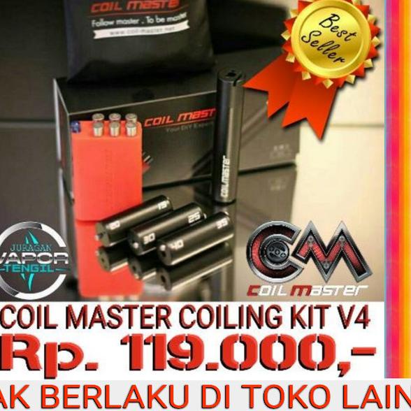 Jual Coil Master V4 Coiling JIG ( not v3 sett obeng kuro tweezer or ud kit | Shopee Indonesia
