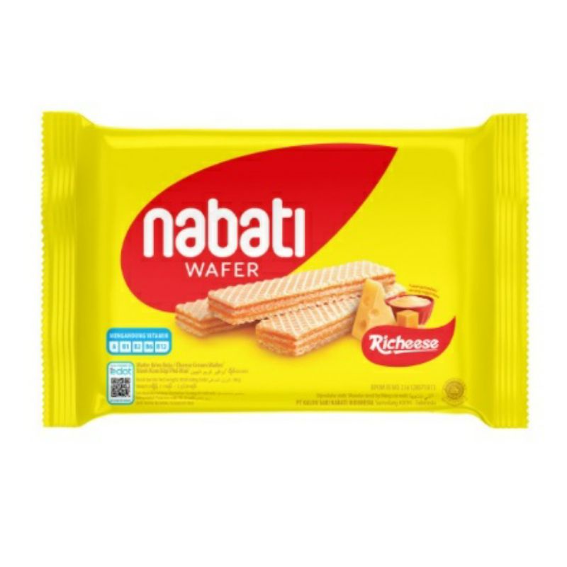 Jual Nabati wafer krim keju richeese 37g | Shopee Indonesia