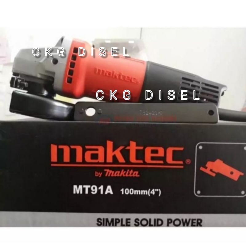 Jual MESIN GERINDA MAKTEC MT-91A 4 INCH 450 WATT GURINDA MAKTEC MT91A ...