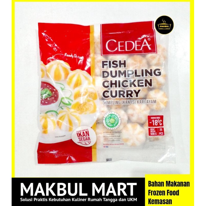 Jual CEDEA Dumpling Ikan Isi Keju / Cheese, Ayam / Chicken, Curry ...