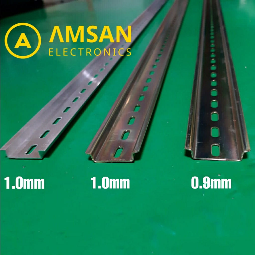 Jual Potongan Rel MCB Besi Dudukan MCB Aluminium Guide Rail 1mm 0.9mm ...