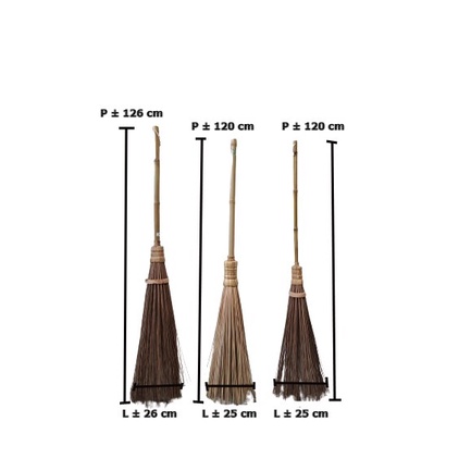 Jual Sapu Lidi Taman Gagang Panjang | Sapu Lidi Tangkai Gagang Bambu ...