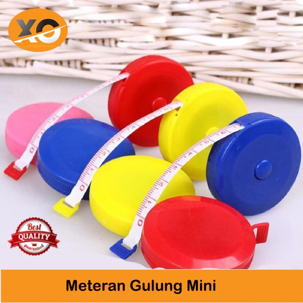 Jual Meteran Gulung Meteran Badan Mini Roll 150cm Pengukur Lingkaran ...