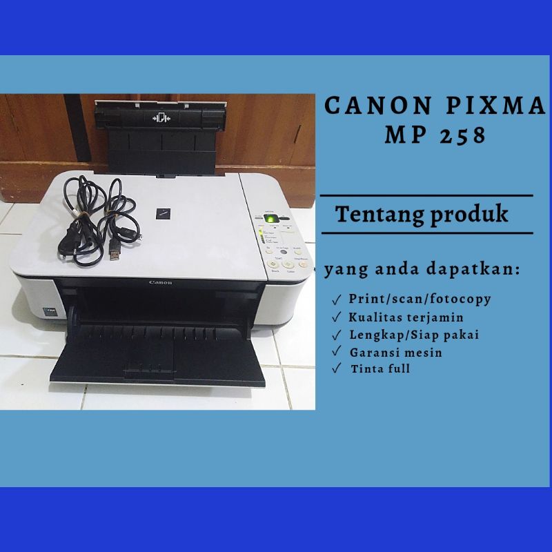 Jual Canon mp 258 (printer/scan/fotocopy) | Shopee Indonesia