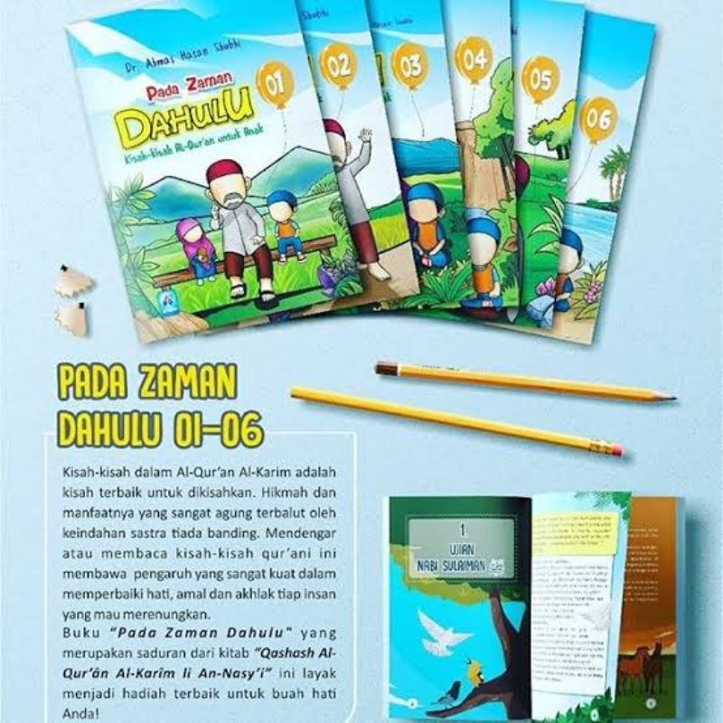 Jual Buku Anak Pada Zaman Dahulu Kisah-Kisah Al Quran Untuk Anak 6 Jilid | Shopee Indonesia