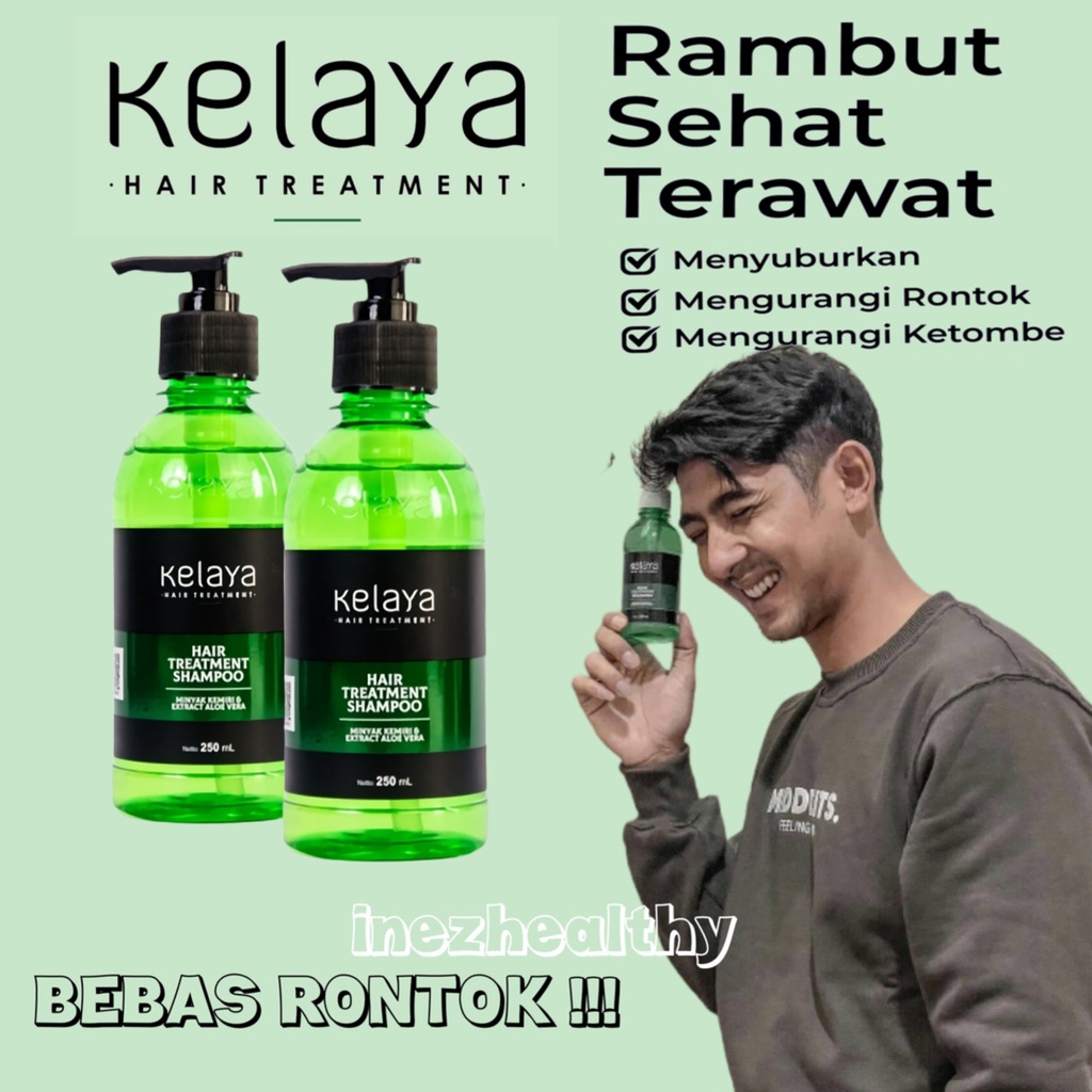 Jual SHAMPOO KELAYA HAIR TREATMENT PENUMBUH RAMBUT PERAWATAN RONTOK ...