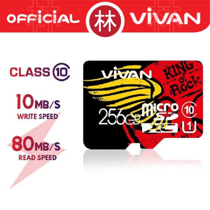 Jual Micro SD VIVAN V256U10 256GB Class 10 Tf Card Memory Card | Shopee ...