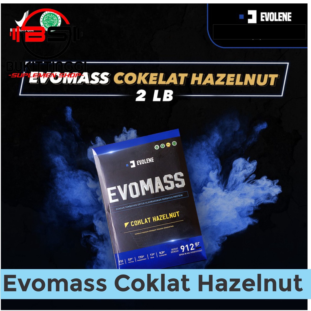 Jual Evomass 2lbs 912gr Rasa Coklat Hazelnut by Evolene | PENAMBAH MASSA OTOT | SUPLEMEN FITNESS ...