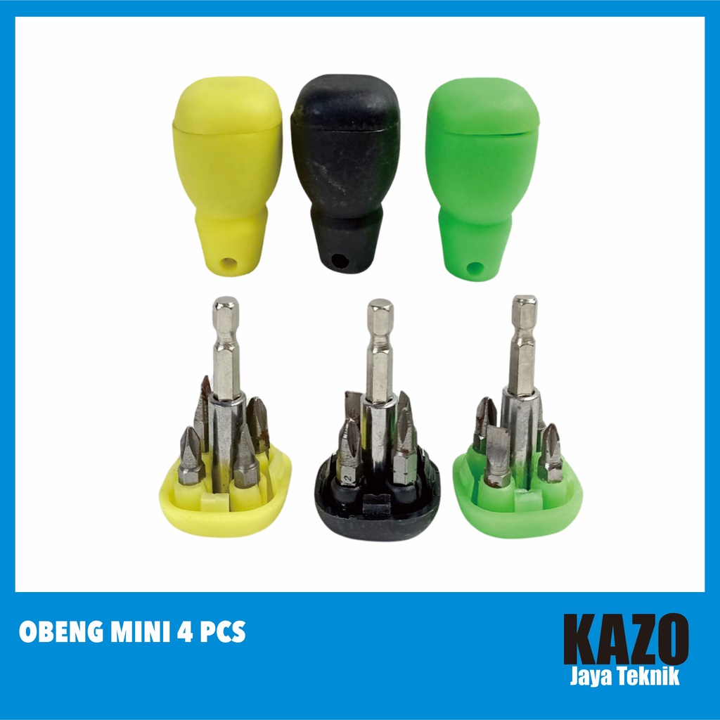 Jual Obeng Mini 4 Pcs / Mini Obeng | Shopee Indonesia