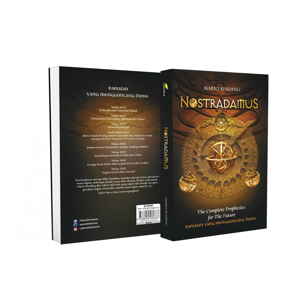 Jual [Mizan] Nostradamus - The Complete Prophecies for The Future : Ramalan Yang Mengguncang ...