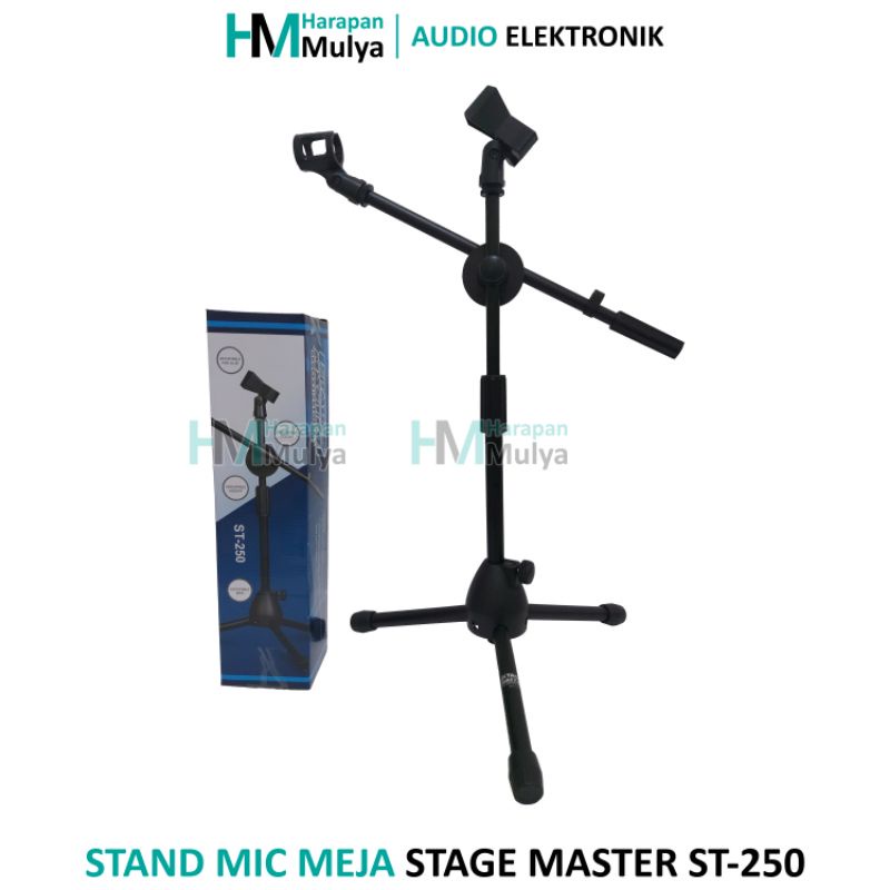 Jual Stage Master ST-250 Stand Mic Tiang Dudukan Microphone Meja Rapat ...