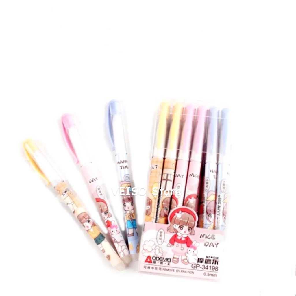 Jual VEISO_Pen Hapus Odemei 0.5mm | Pulpen Bisa di Hapus | Erasable Gel ...