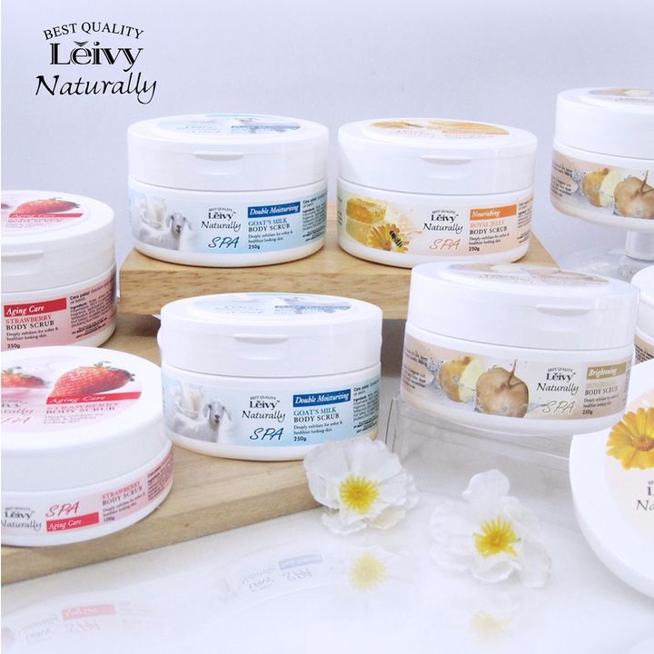Jual Leivy Body Scrub 250g | Shopee Indonesia