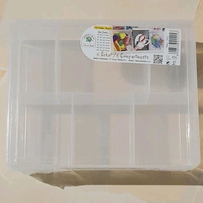 Jual Kotak Perkakas-Storage Box 6 Sekat /6Compartments atau Kotak ...