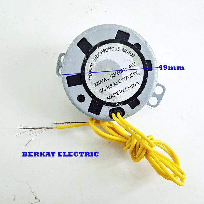 Jual SYNCHRONOUS MOTOR KIPAS ANGIN ROTARI SWING AS BESAR / GEMUK ...