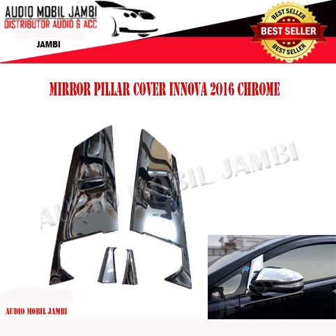 Jual MIRROR PILLAR COVER INNOVA 2016 CHROME JSL SET | Shopee Indonesia