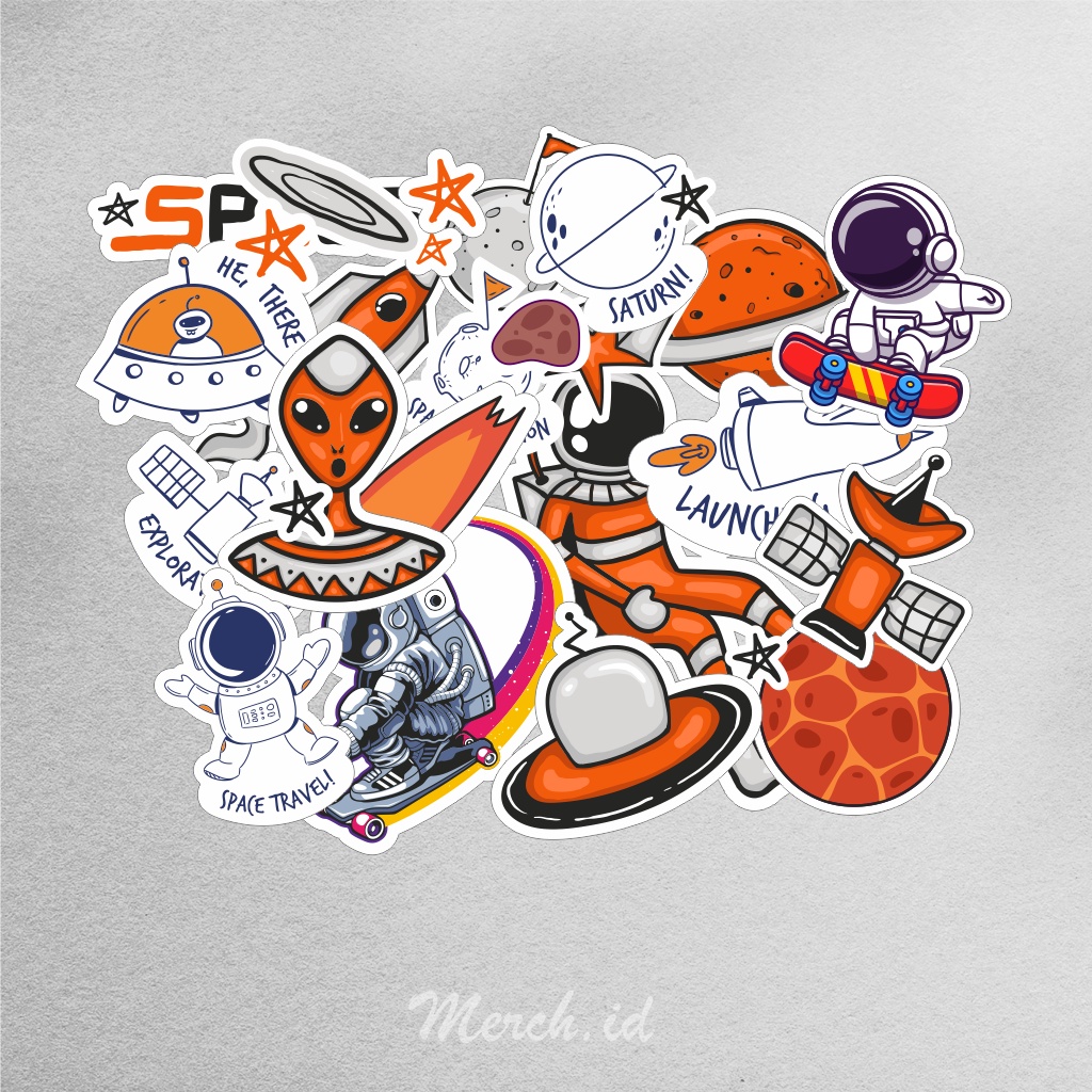 Jual STIKER CASE HP LAPTOP CASE STIKER AESTHETIC / Tumblr Space 20 pcs ...