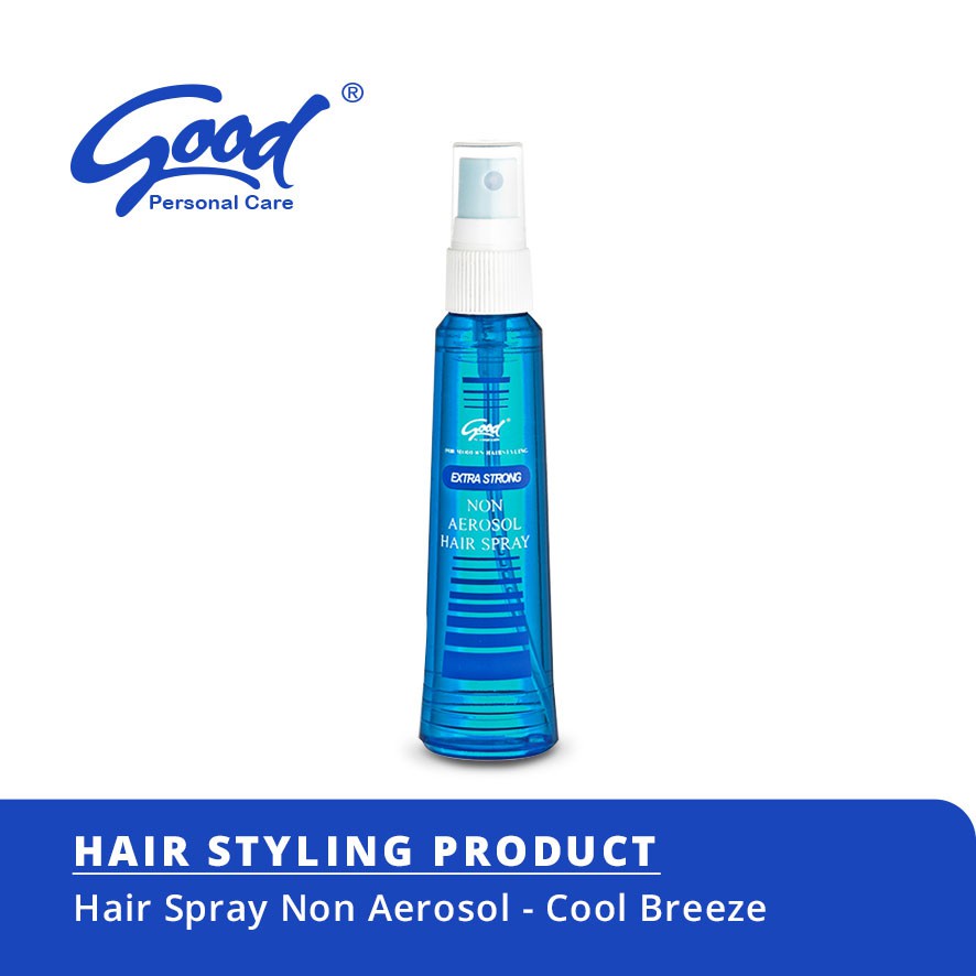 Jual Good Hair Spray Non Aerosol-Cool Breeze (Biru) | Shopee Indonesia