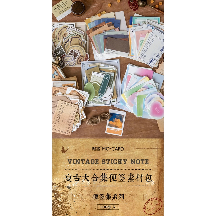 Jual Vintage Sticky Notes (share 50pcs) | Shopee Indonesia