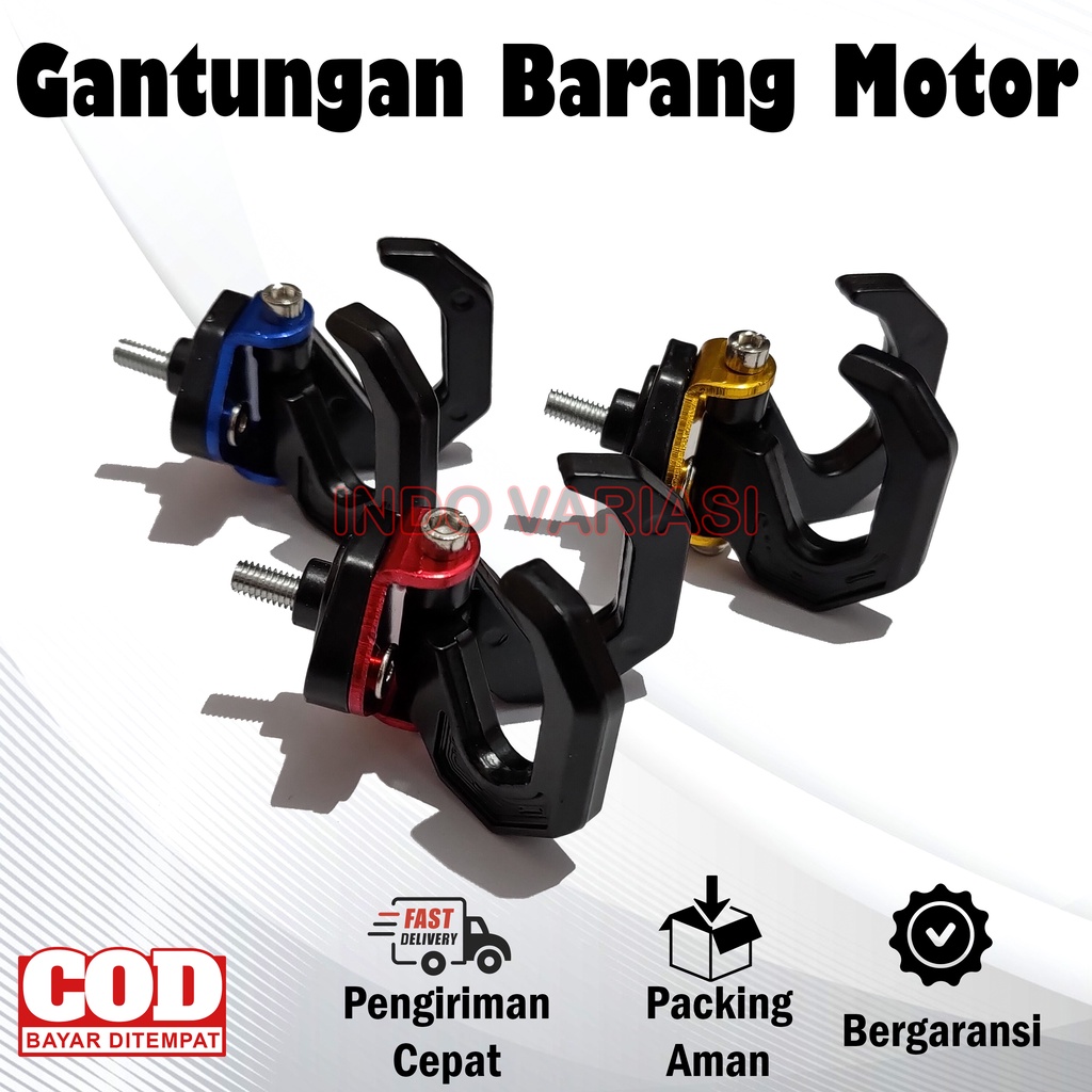 Jual Gantungan Barang Motor Model Cakar Universal CNC | Shopee Indonesia