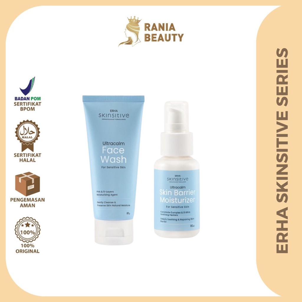 Jual Erha Skinsitive Skincare Series Kulit Sensitif ~ Rania Beauty ...