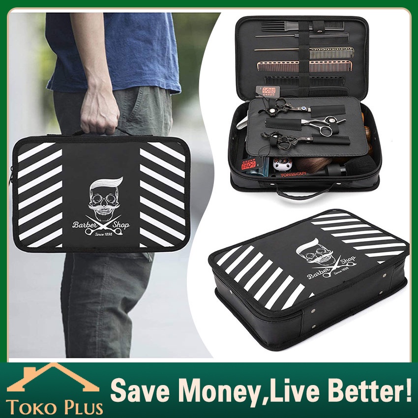 Jual Tas Barber Koper Tools Salon Portabel Alat Cukur Potong Rambut Tas ...