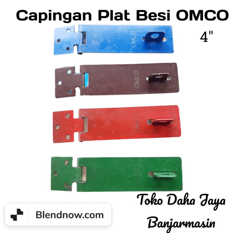 Jual capingan/ overpal gembok/ pengait gembok plat besi OMCO | Shopee ...