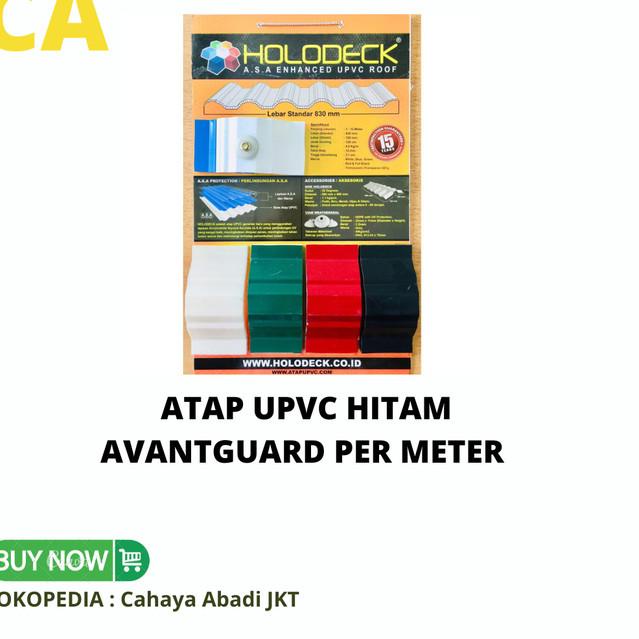 Jual ATAP UPVC HITAM HOLODECK PER METER | Shopee Indonesia