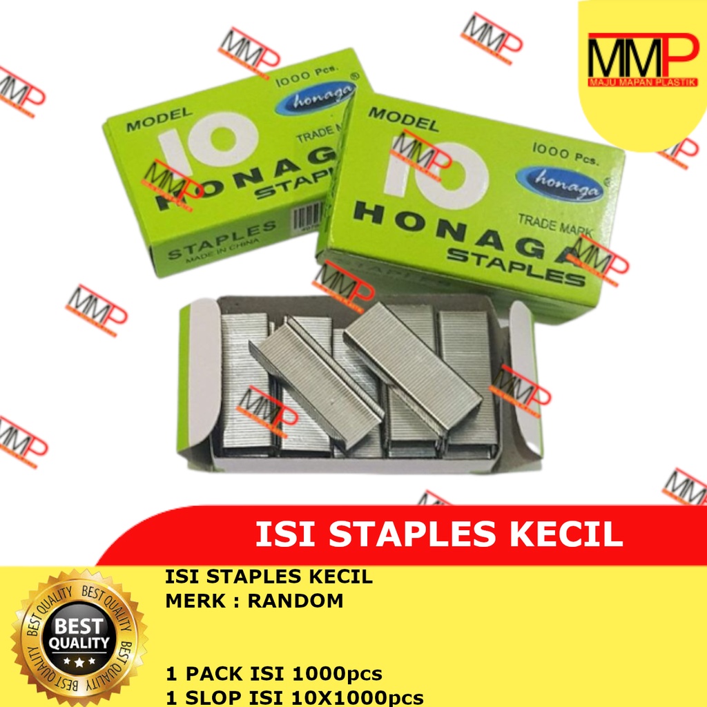 Jual Isi Staples kecil / isi stapler atau isi jepretan kecil | Shopee ...