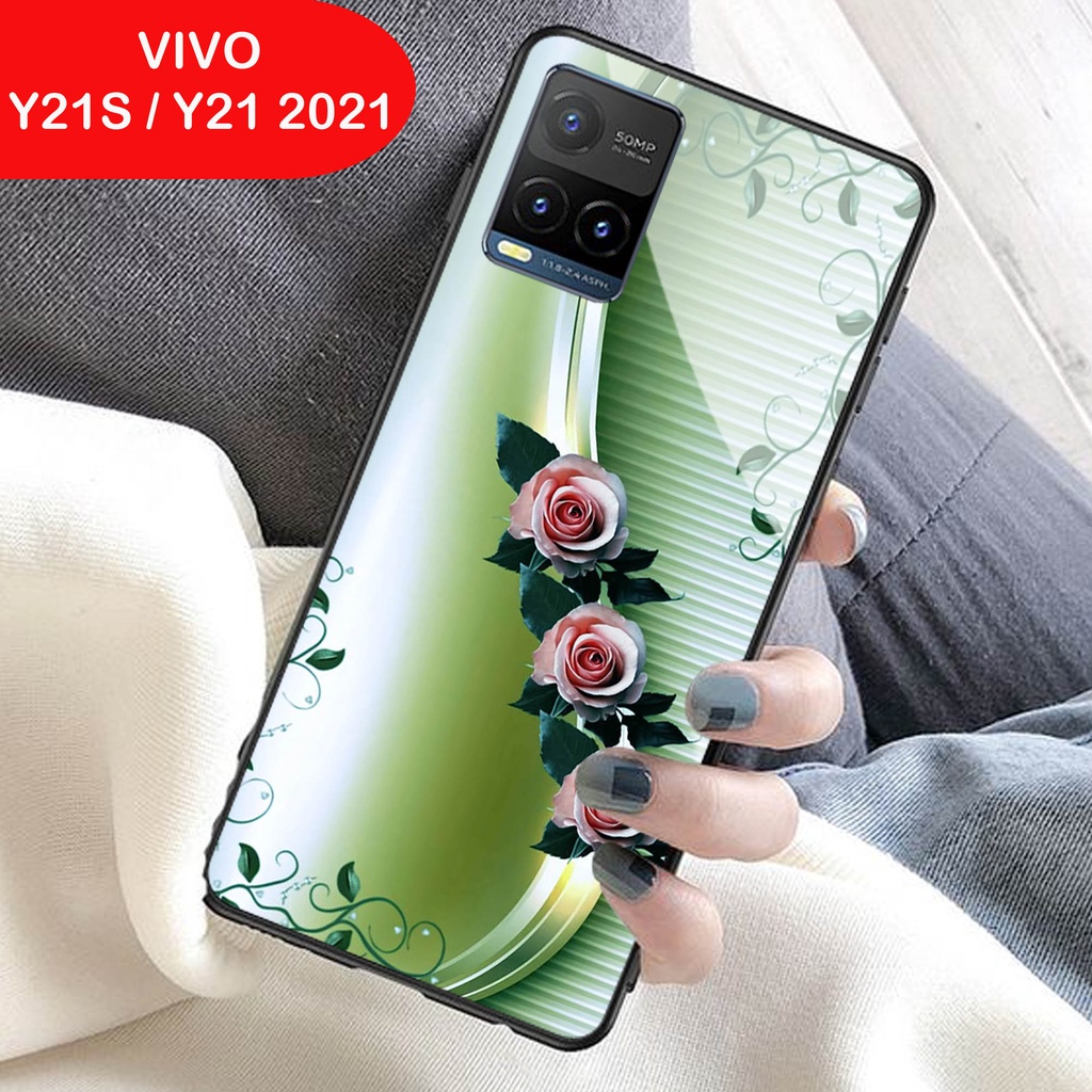 Jual Softcase Glass Kaca VIVO Y21 Y21s 2021 Y33S - Case Hp Pelindung ...