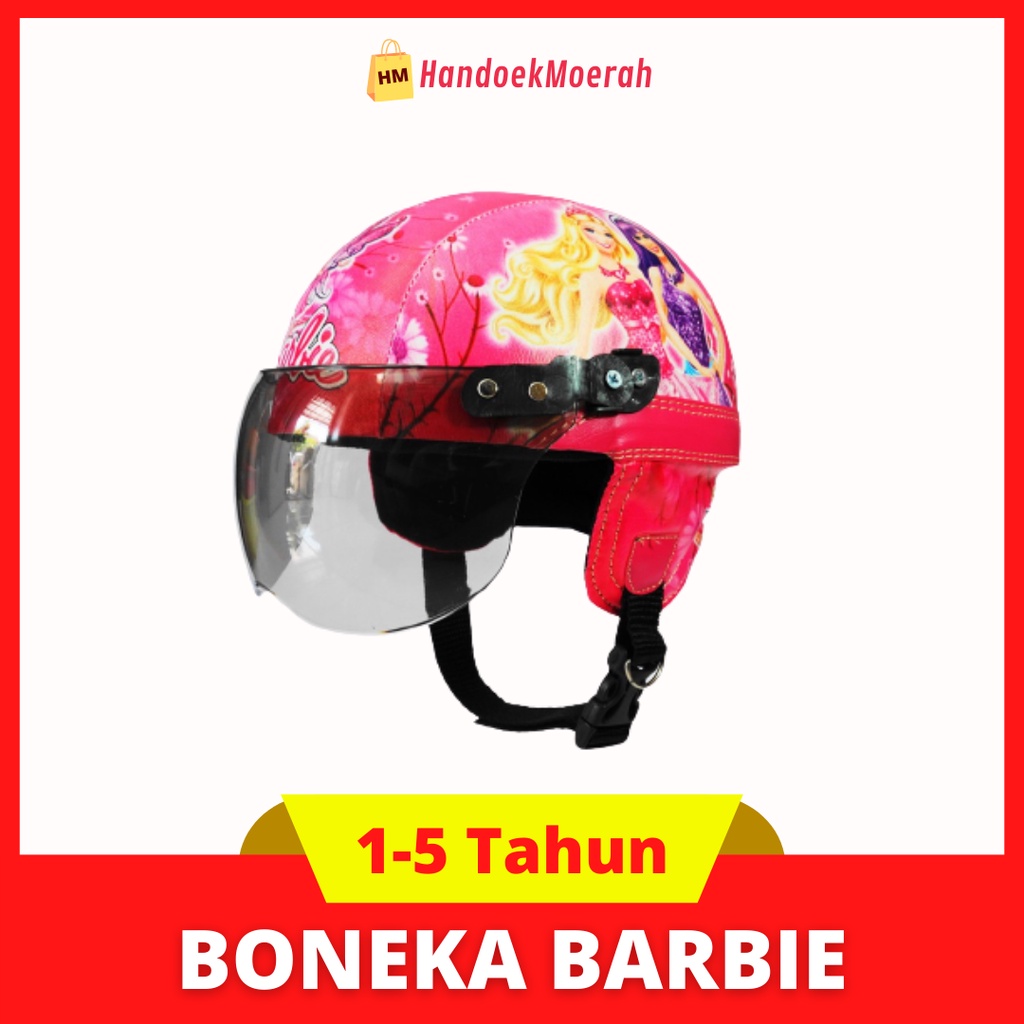 Jual Helm Anak SPECIAL RETRO BARBIE Murah / Helmet Non SNI / Helm ...