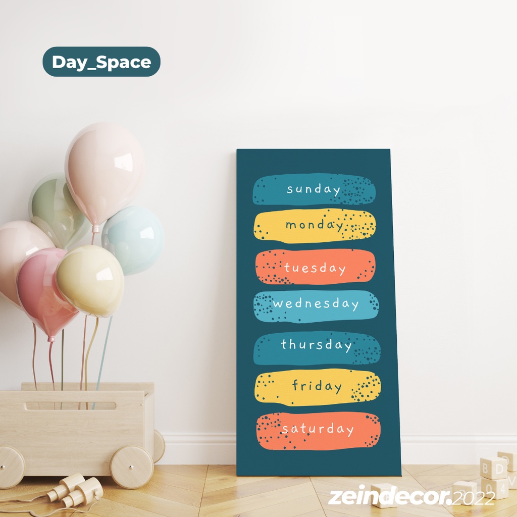 Jual Hiasan Dinding Kamar Anak Tema ABC Berhitung Wall Decor Kids ...