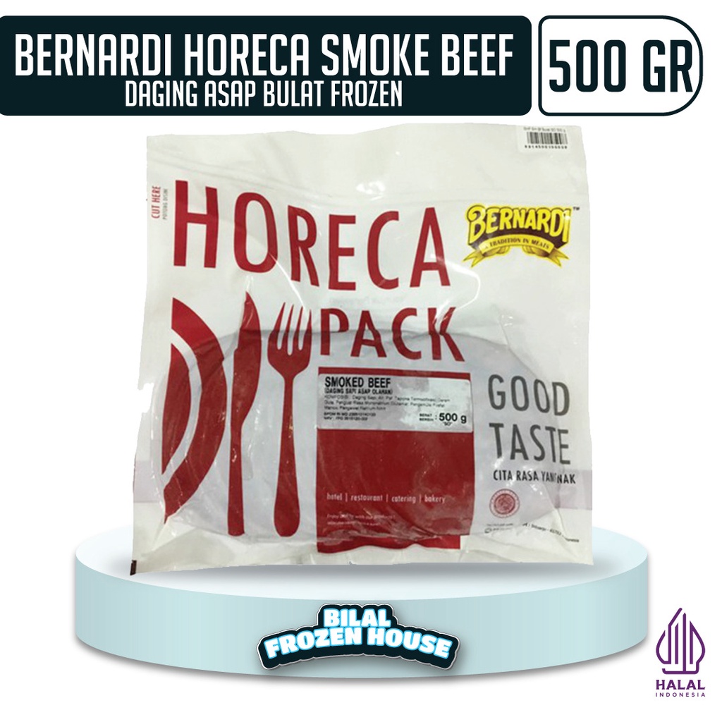 Jual Bernardi Horeca Pack Smoked Beef Bulat 500gr - Daging Sapi Asap ...