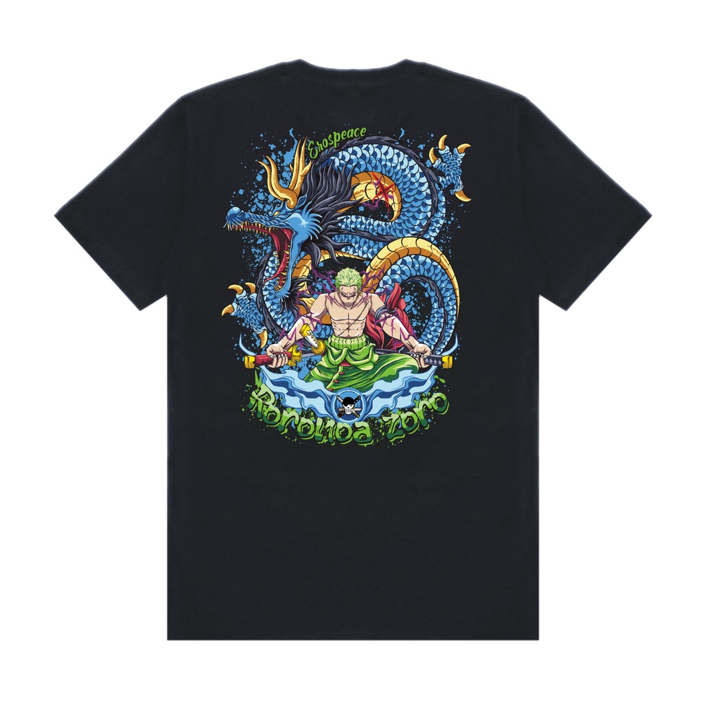 Jual EROSPEACE T-SHIRT ONE PIECE NITORYU ROronoa Zoro | Shopee Indonesia