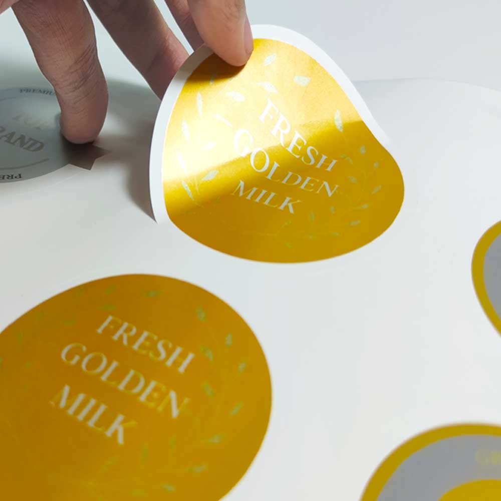 Jual Cetak Stiker A3 Sticker Custom Vinyl Transparan Chromo Silver Gold ...